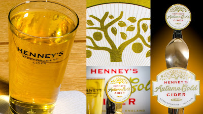 Henney's Cider: Henney's Autumn Gold - a light, bright medium sweet ...