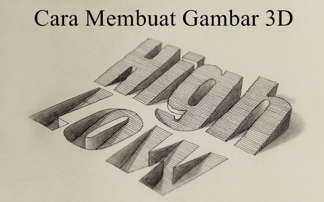 Terpopuler 29+ Sketsa Gambar 3D