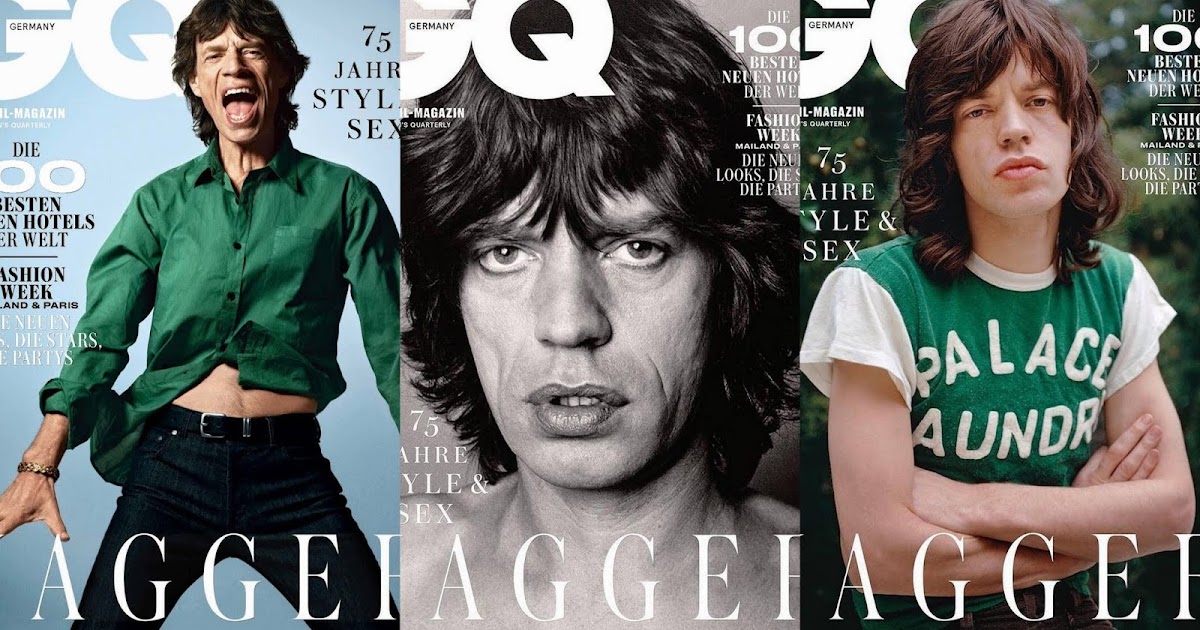 GQ Alemania celebra los 75 años de Mick Jagger con tres portadas de su ...