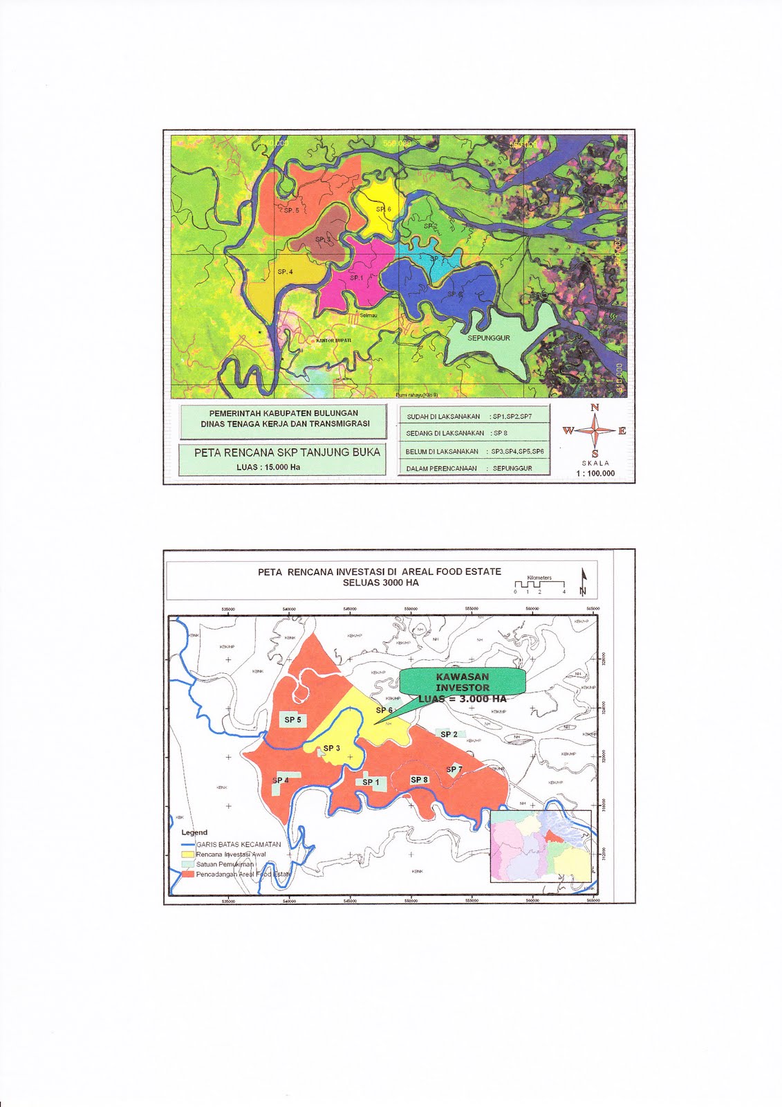 FOOD ESTATE DELTA KAYAN KABUPATEN BULUNGAN- KALIMANTAN TIMUR: PETA-PETA ...