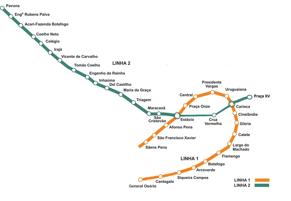 Metrô do Rio (não oficial): Próxima Obra: Linha 2