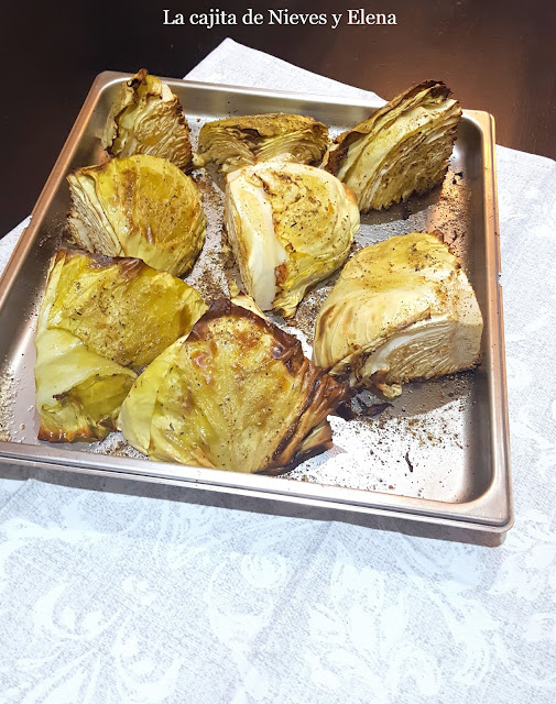 Repollo al horno