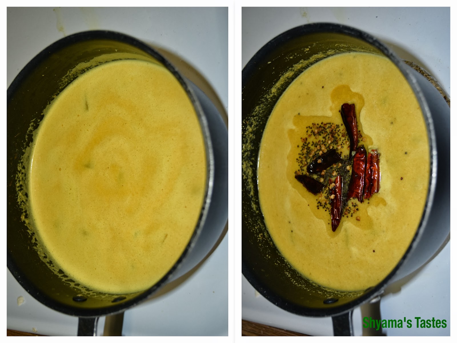Shyama's Tastes: Vellarikka theeyal/Cucumber theeyal