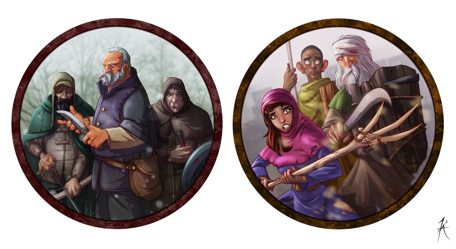 Victorink: Bandit and Militia Tokens