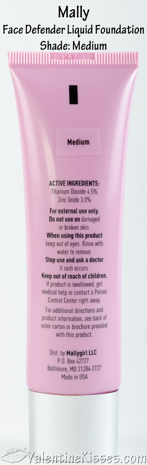 Valentine Kisses: Mally Face Defender Liquid Foundation in Medium ...