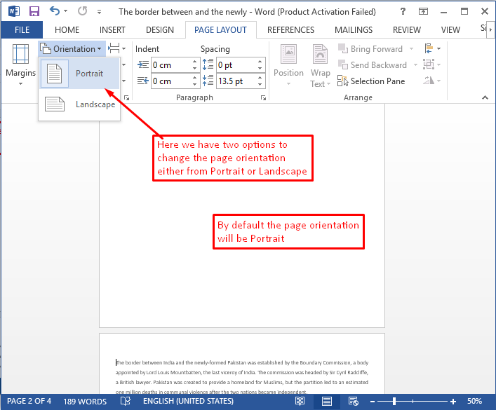 PAGE LAYOUT RIBBON - RAMESH'S BLOG