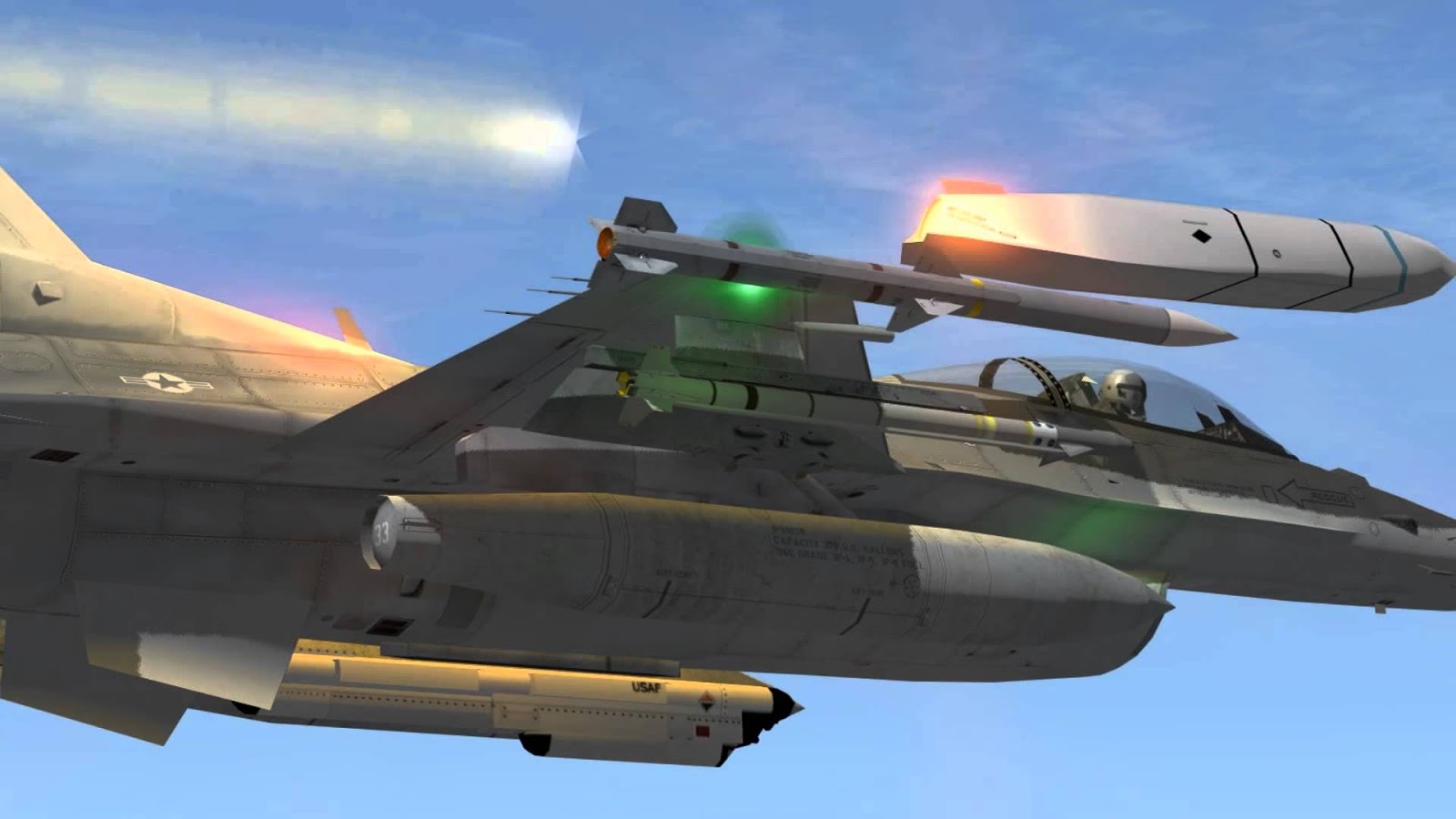 Military and Commercial Technology: U.S. Forces Korea (USFK) F-16 ...