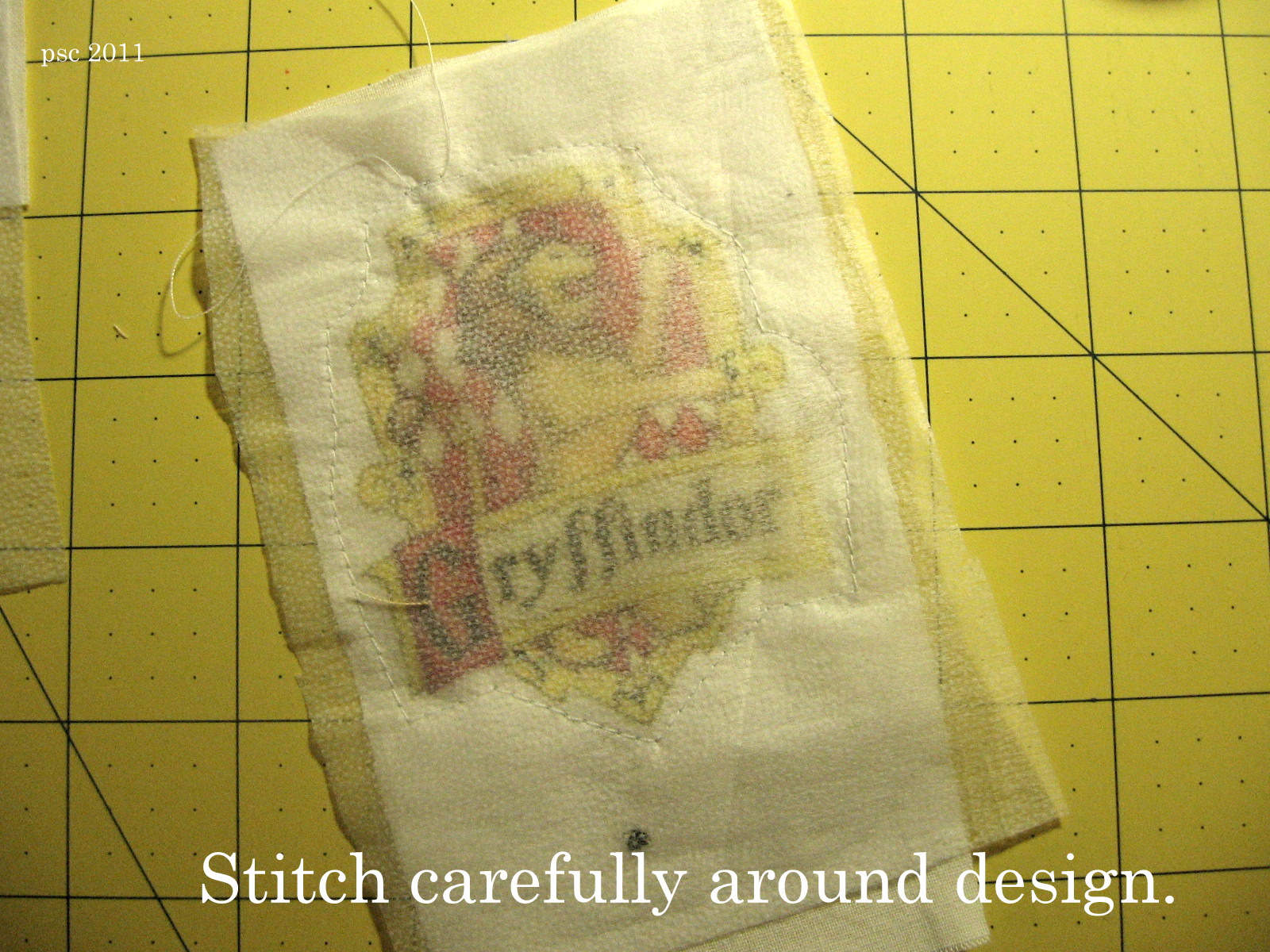 Pickup Some Creativity: Printed Fabric Patch Tutorial