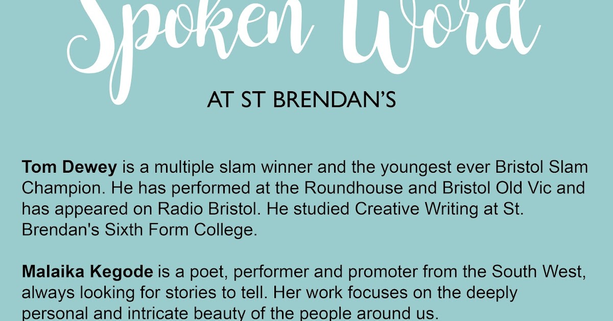 Halla's Language Blog: Fabulous spoken word performance Tues 27 Sept ...