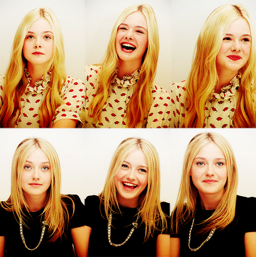 Lindas e talentosas: as irmãs Fanning.