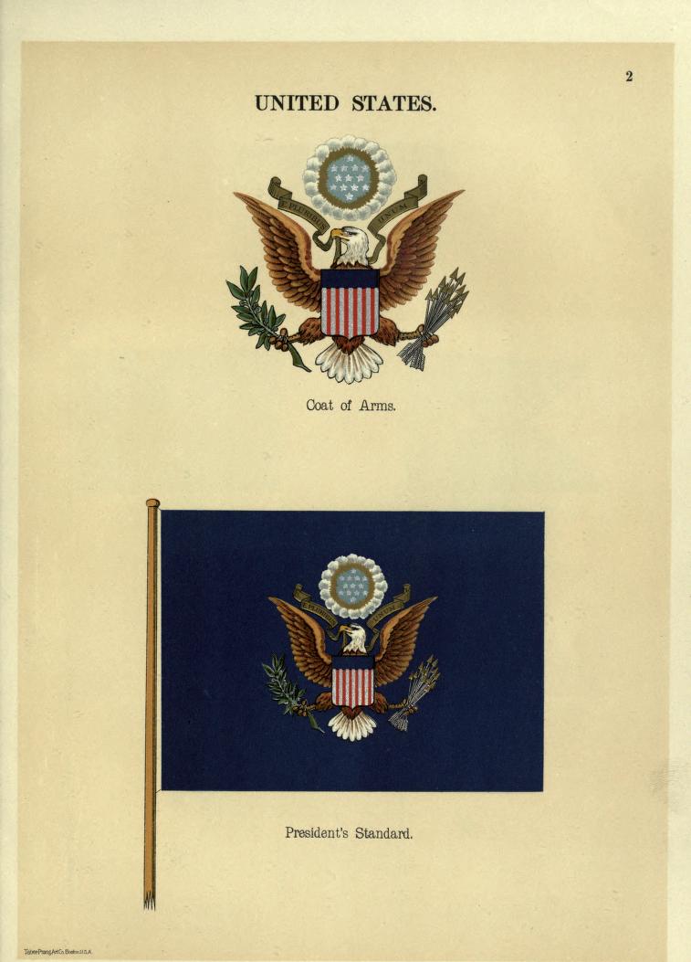 mochi thinking: Flags of maritime nations (1899) （navy Department）US ...