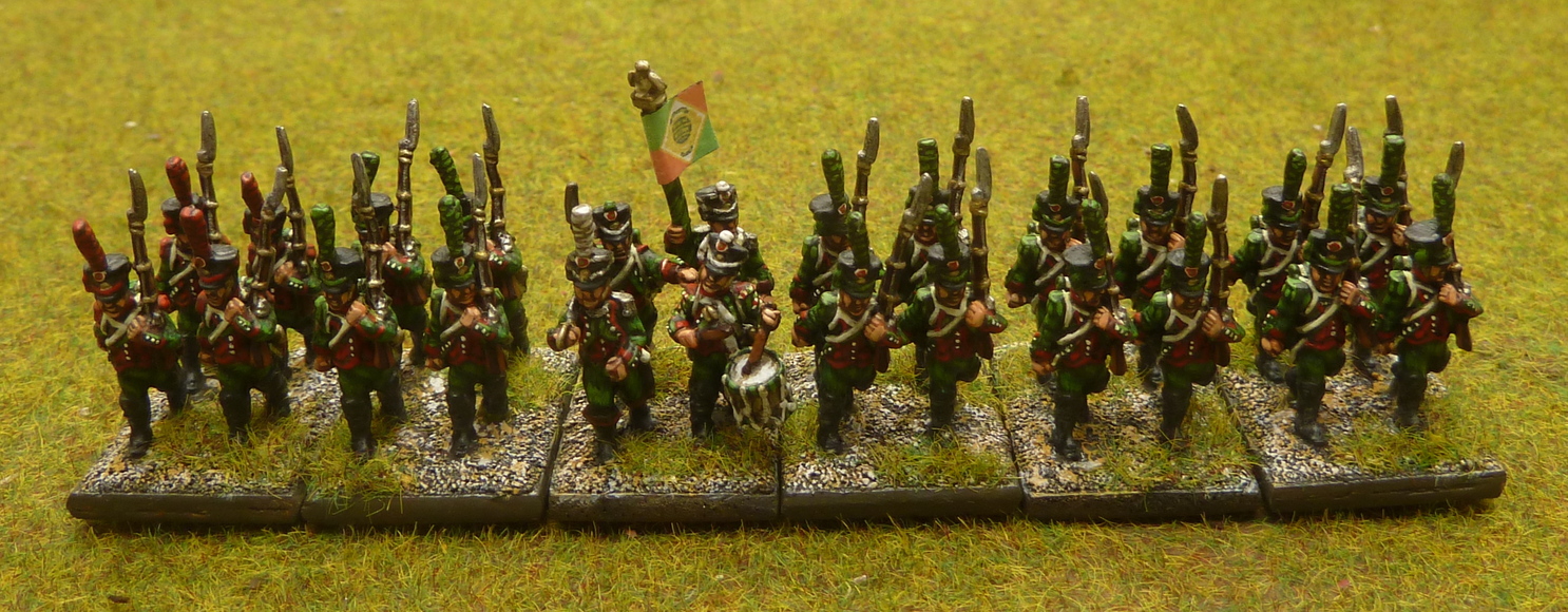 Lace 'n Big Hats: 15mm Napoleonic Italian Line and Light infantry