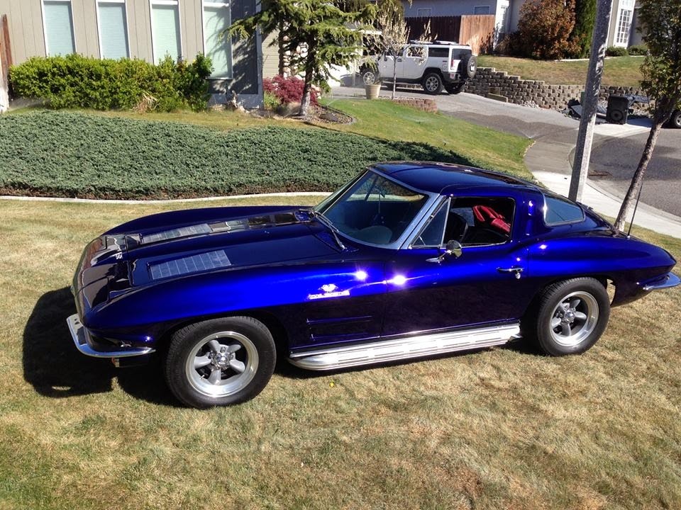 1963 Corvette Sting Ray - Split Window Coupe - Restoration: Car Shows ...