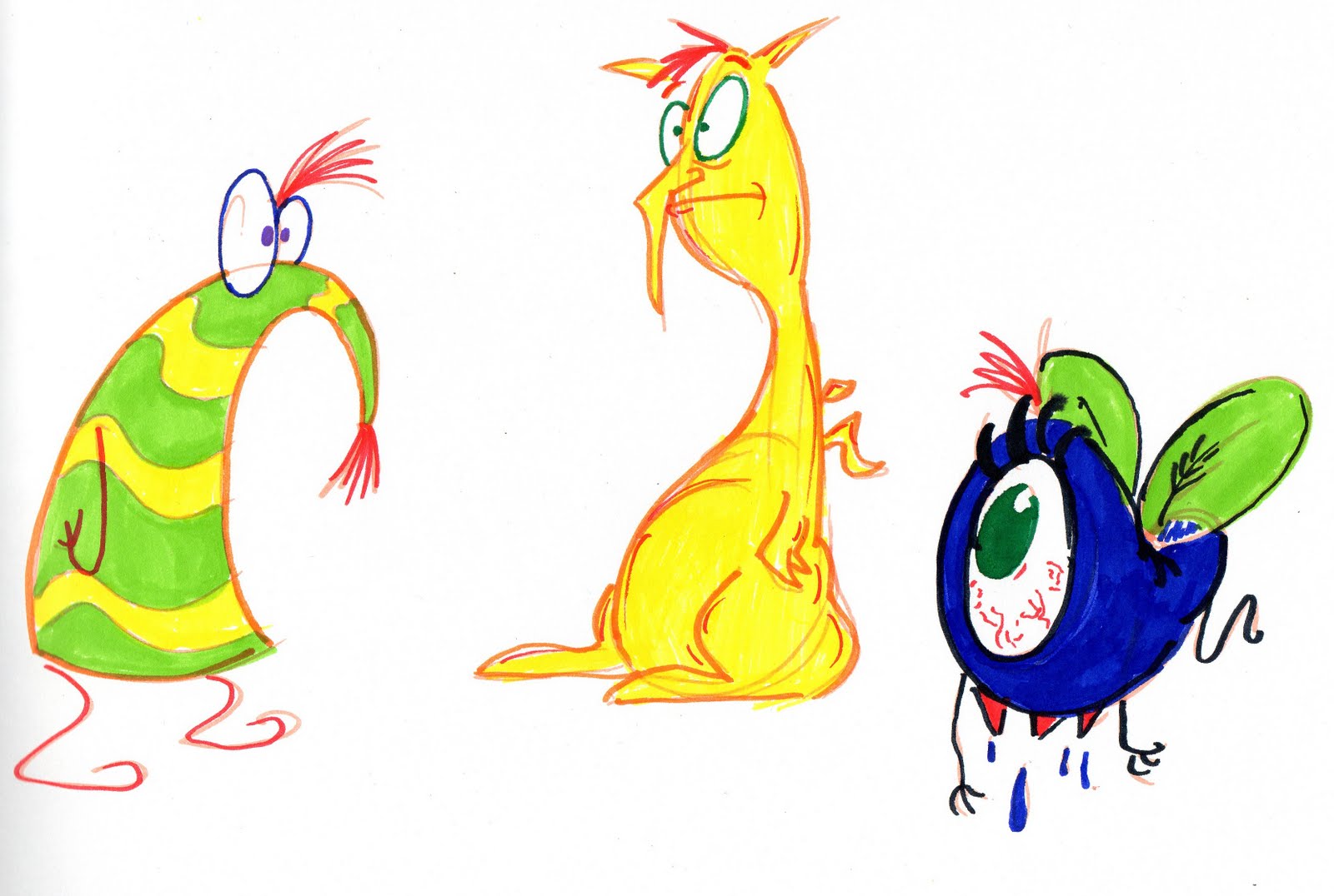 Archie Doodle: Funny creatures