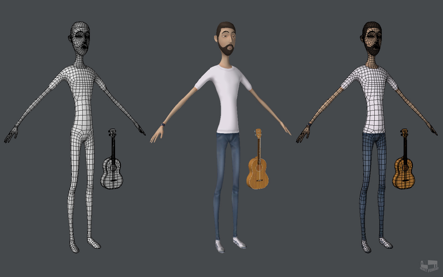 Project February: Stylized Male Character