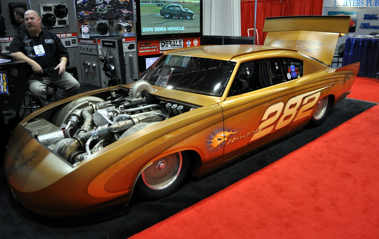 Blowfish, the landspeed record setting 1969 Barracuda designed and ...