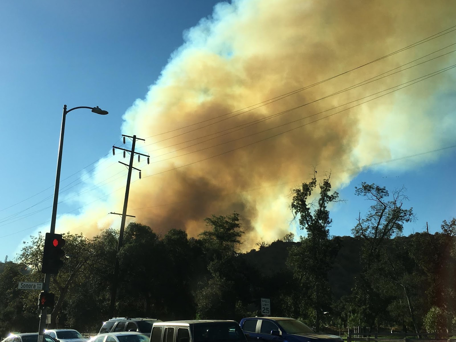 Franklin Avenue: Fire in Griffith Park: Photos From the Scene