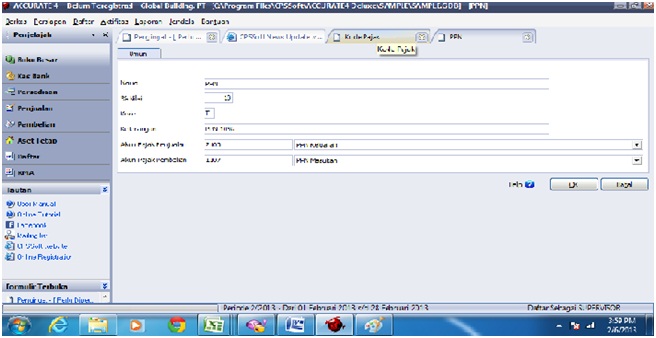 PROGRAM AKUNTANSI ACCURATE: Cara membuat kode pajak yang belum ada ...