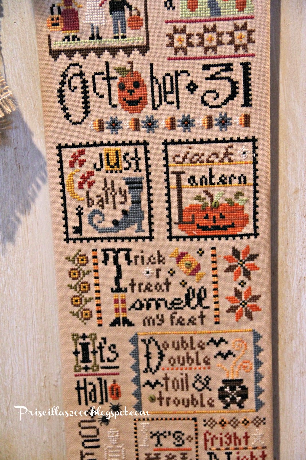Priscillas: Halloween Stitching