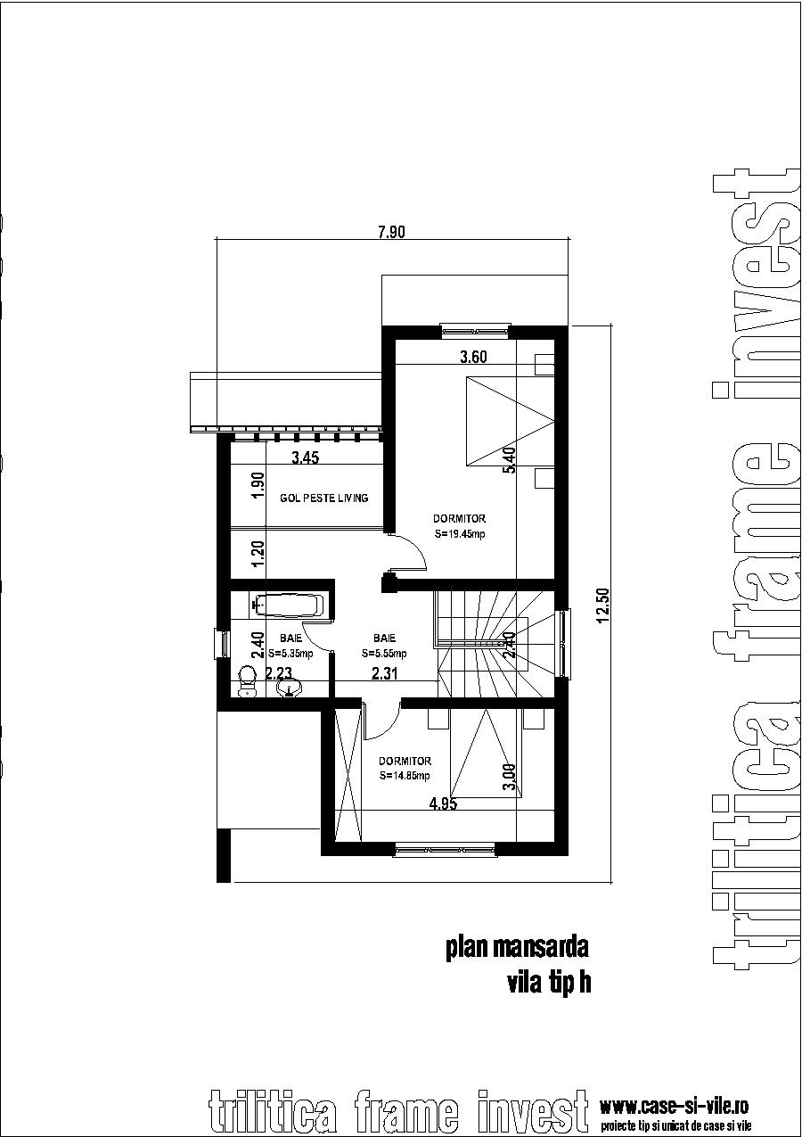 Case, Planuri, Proiecte: Proiect Vila Tip H