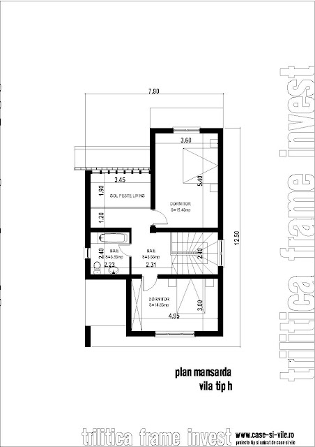 Case, Planuri, Proiecte: Proiect Vila Tip H
