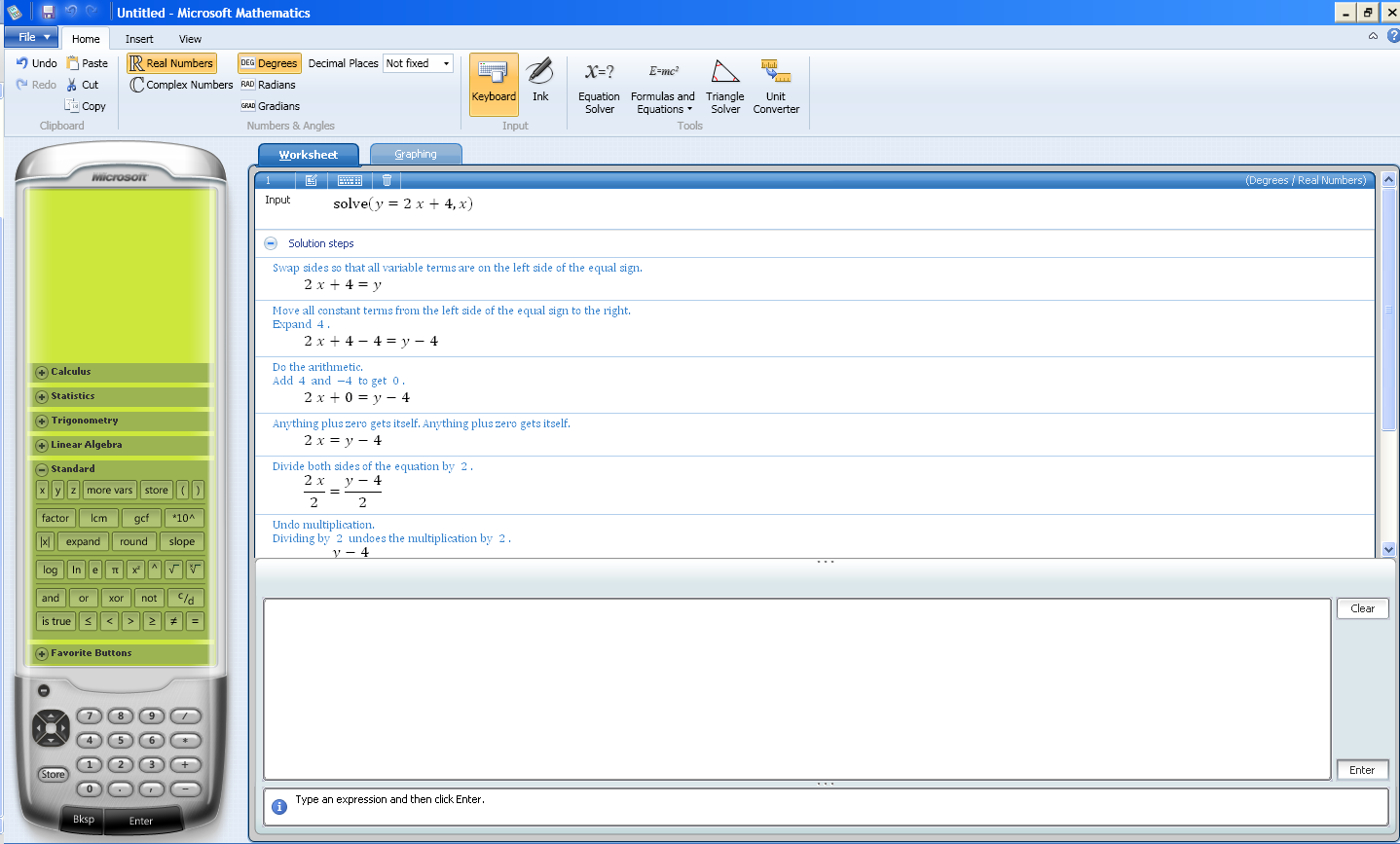 Software Review Microsoft Mathematics 4 0 A Must Download For Math