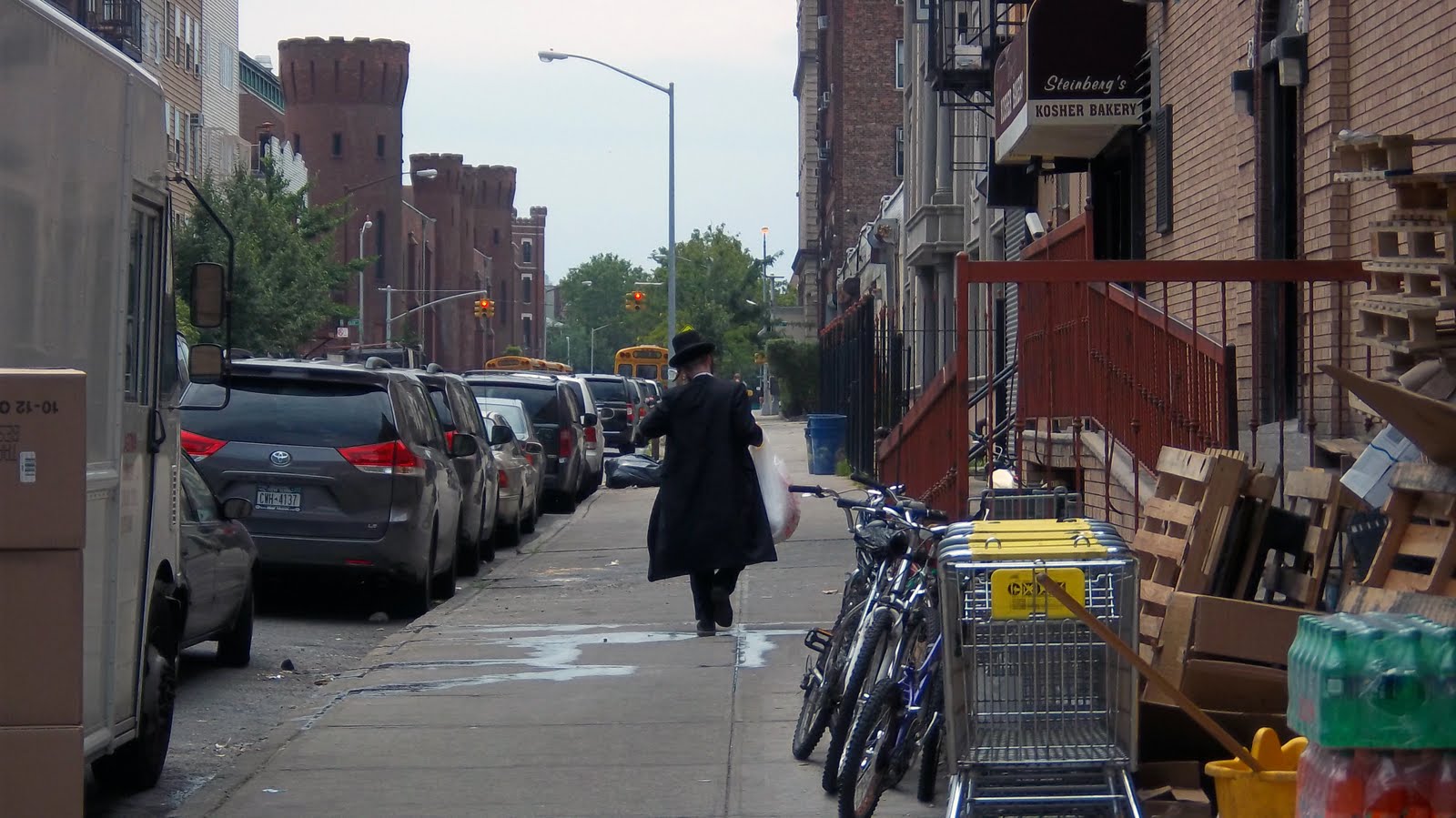 NY. Self- Portraits.: Fashion Show. Street Walkers.