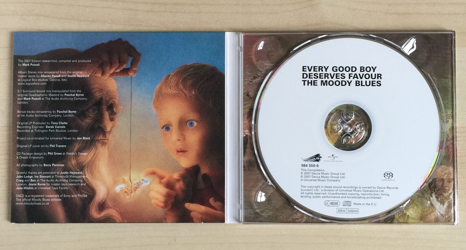 Sounds Good, Looks Good...: "Every Good Boy Deserves Favour" by THE ...