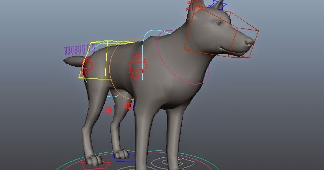 Dog_rig | free maya rigs