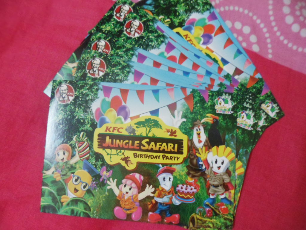 Cerita Erina: KFC Birthday Party Package :)