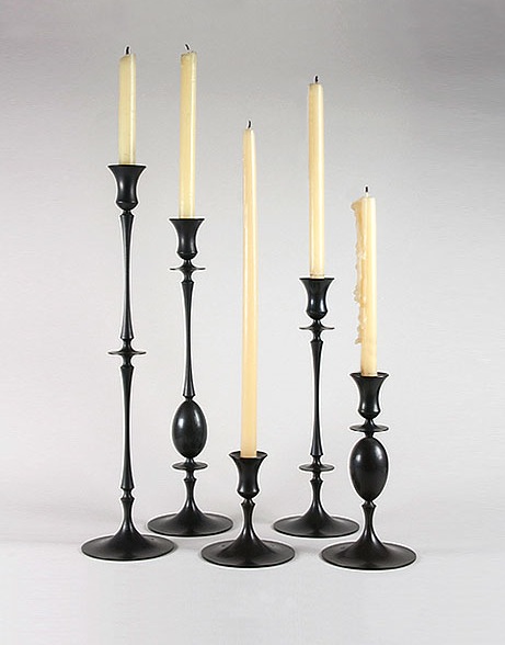 above us only sky: Ted Muehling candlesticks