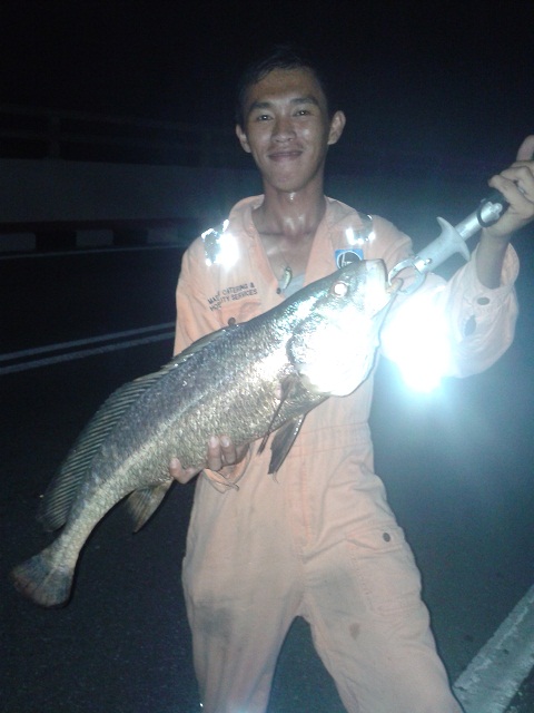 Fishing adventurers in Brunei waters: Ikan Terusan