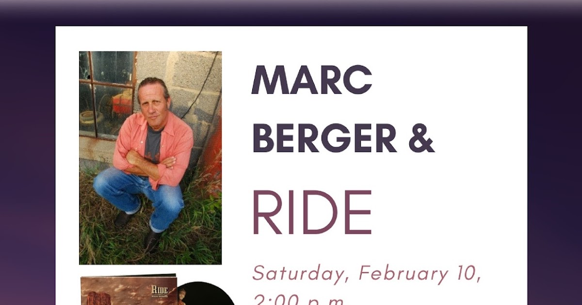 Franklin Matters: Franklin Public Library: Marc Berger - RIDE - Feb 10