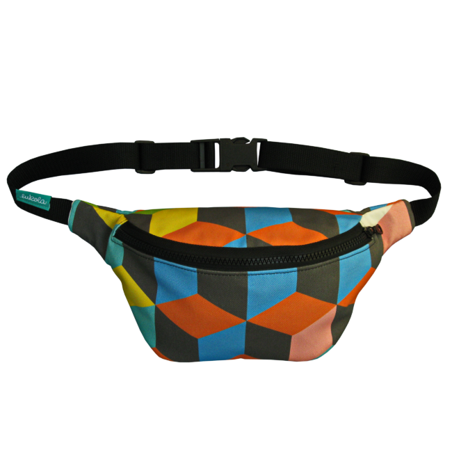 lukola handmade: Nerka CUBES IV // Hip Bag CUBES IV