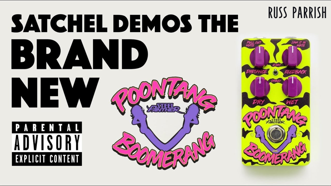 Russ Parrish: Satchel demos the brand new "Poontang Boomerang"!