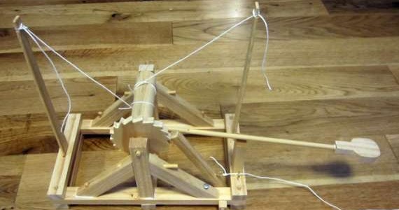 Steps how to make the Mini Catapult | Play Catapult