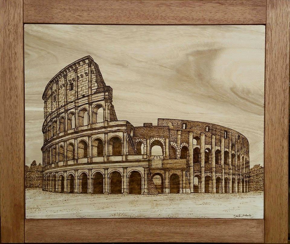 DAVID'S ART - pirografia e pittura