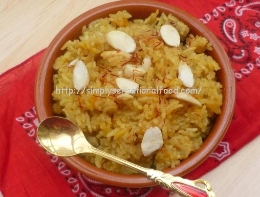 Rajasthani Sweet Rice | simply.food