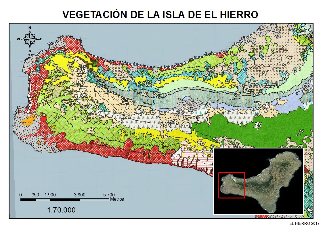 Cartografía ~ EL HIERRO: Senderos y tradición