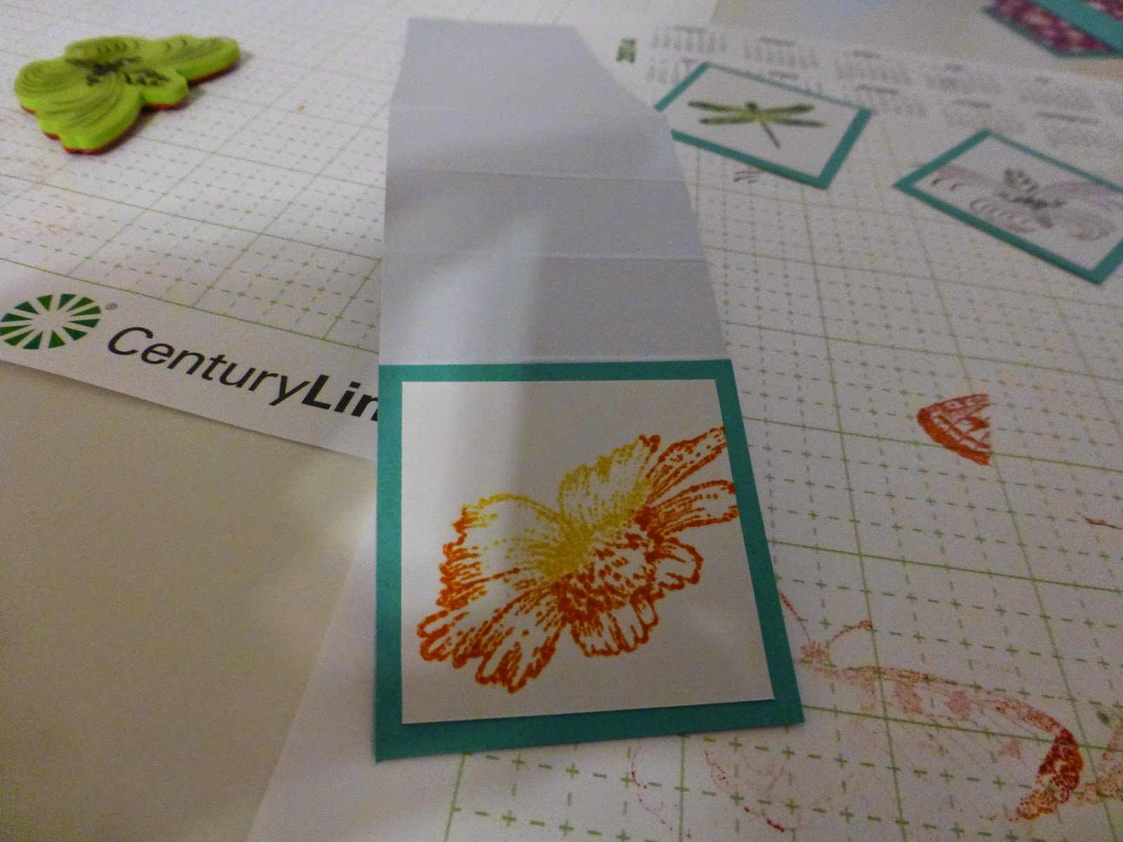 The Yellow Craft Room: Waterfall Card