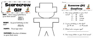 Love For Kindergarten: S is for Syllables and Scarecrows...