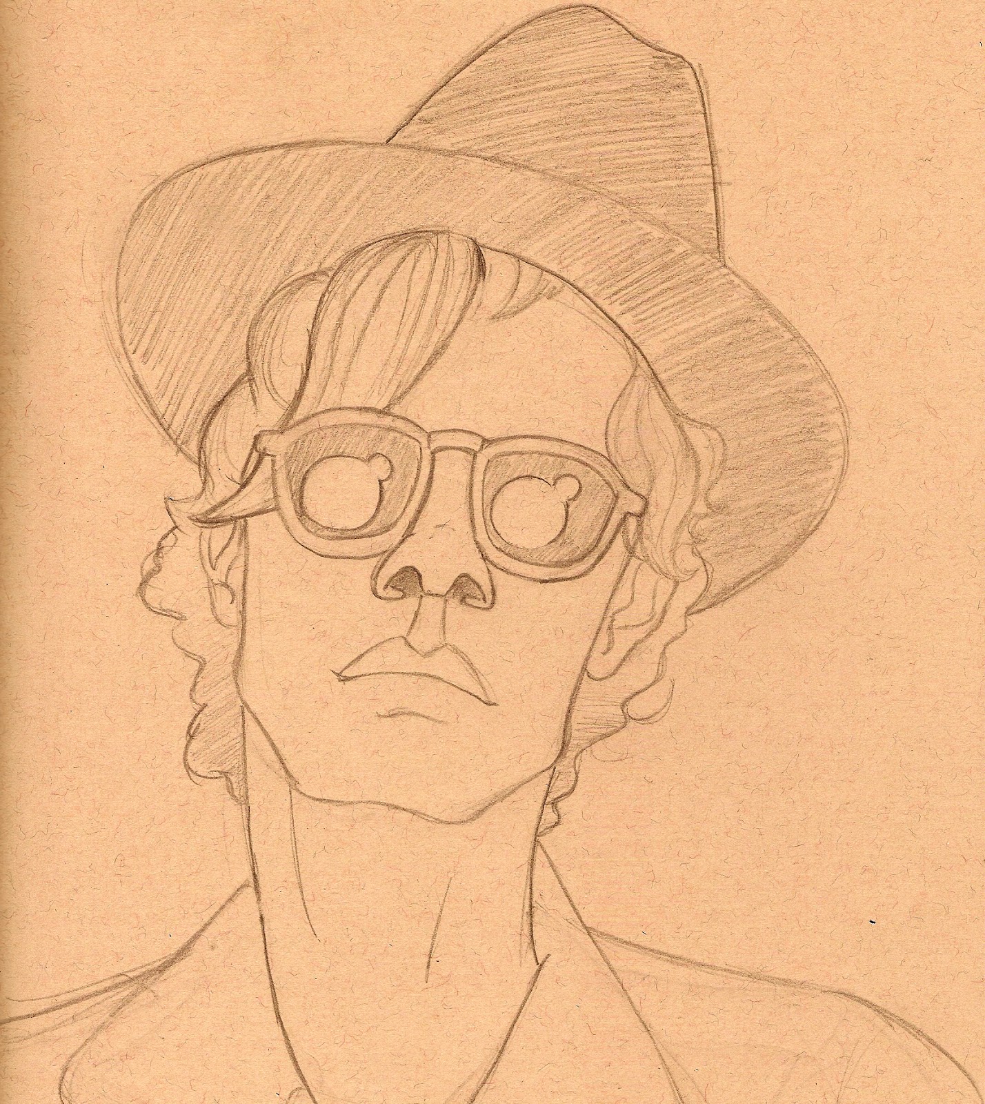 Phil's Blogfolio: Daily Drawing 12 - Beck