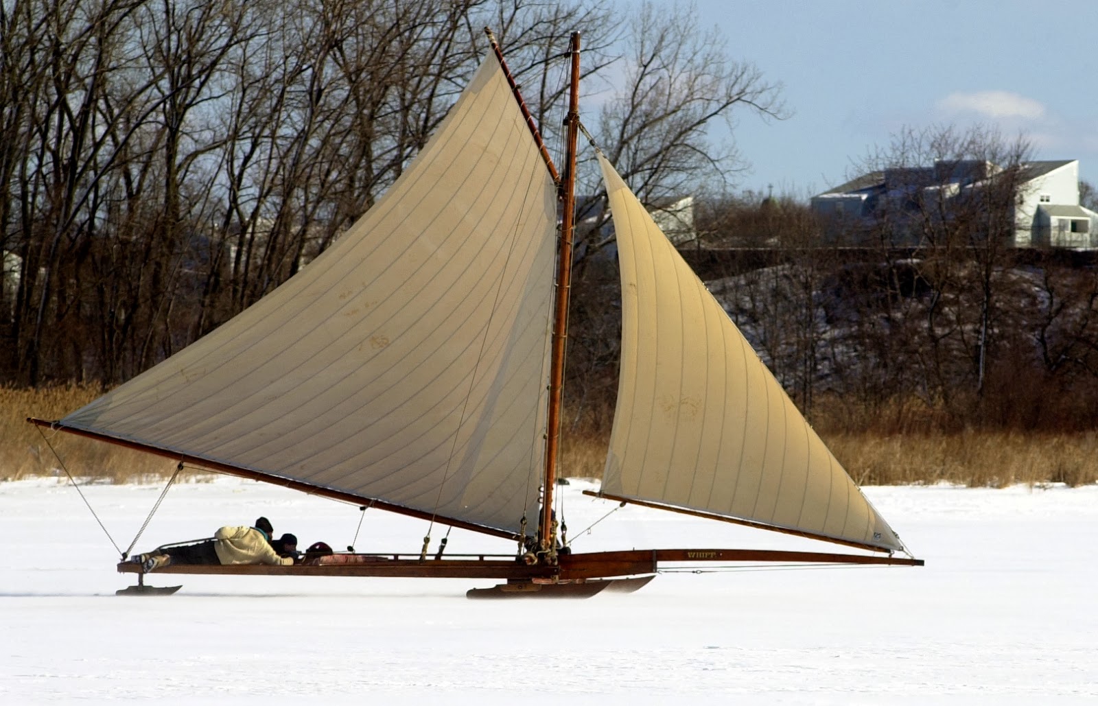 White Wings and Black Ice : Ice Yacht of the Week