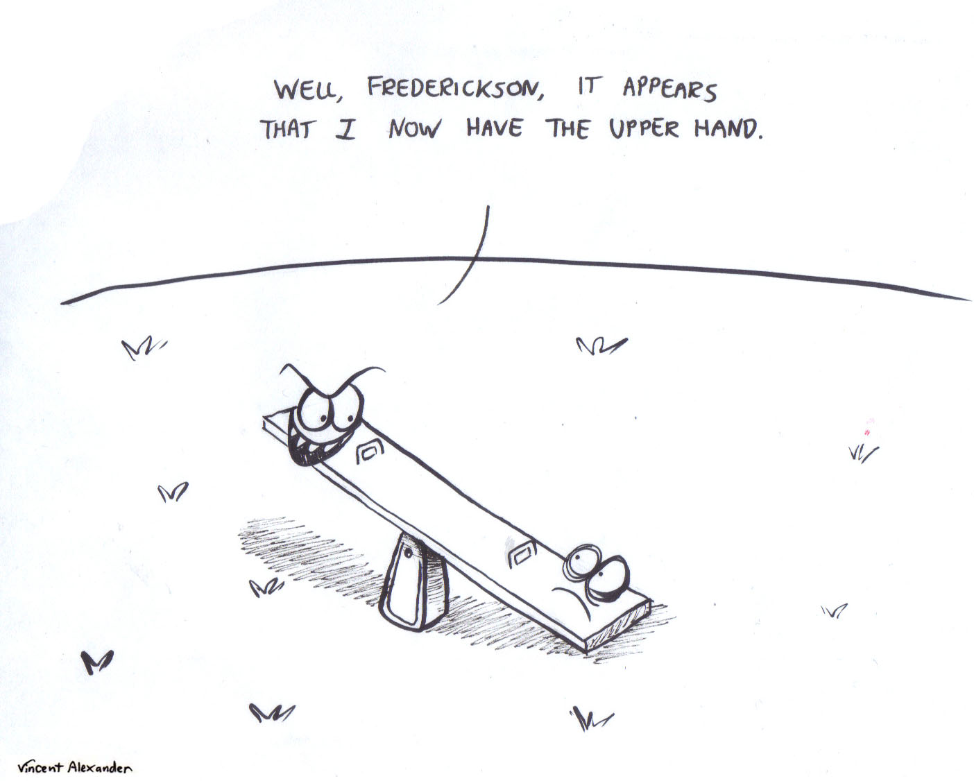 Vincent Alexander Cartoons: Seesaw