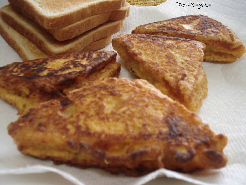 Bread Pakora ~ Desi Zayeka
