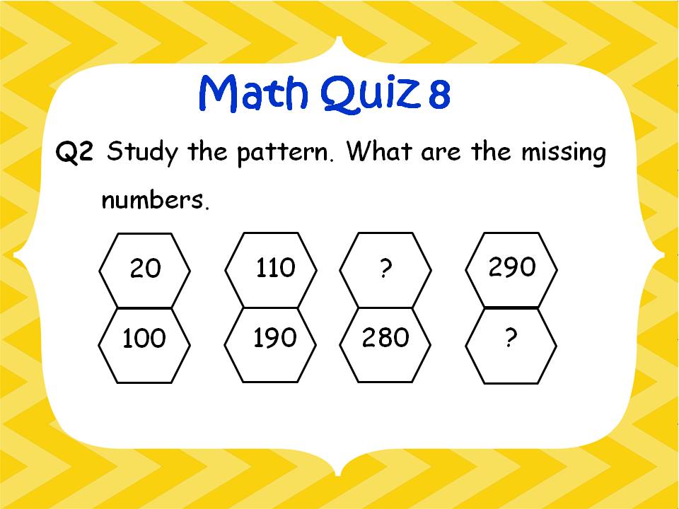 P2A Class Blog: Math Quiz 8