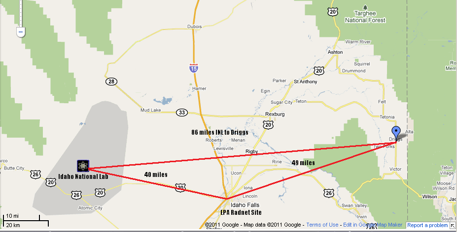 Radiation News: 6/28/2011 Driggs, Idaho Ustream Geiger counter spikes ...