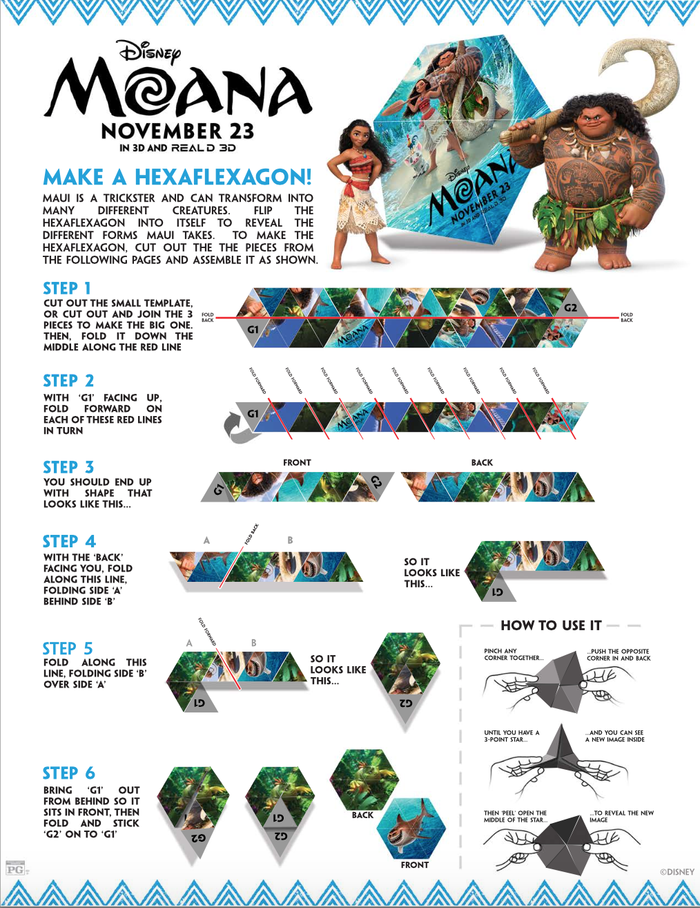 Woven by Words: MOANA New Activity Sheets