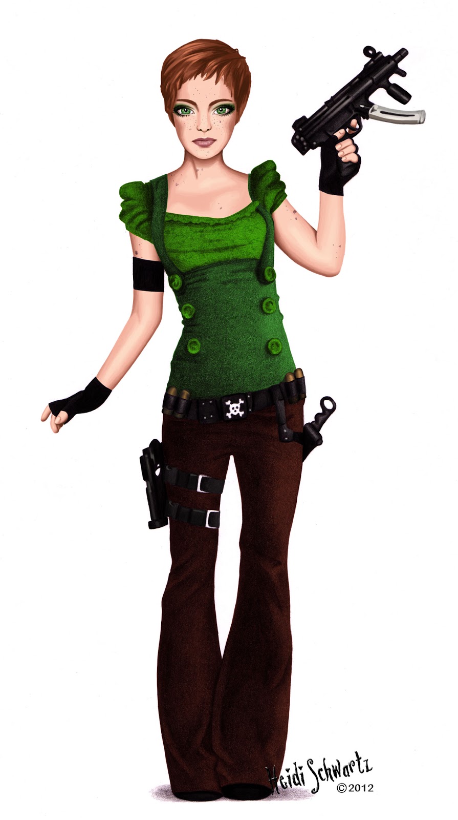 Heidi Schwartz Modern Warrior Tinkerbell Character Concept Art