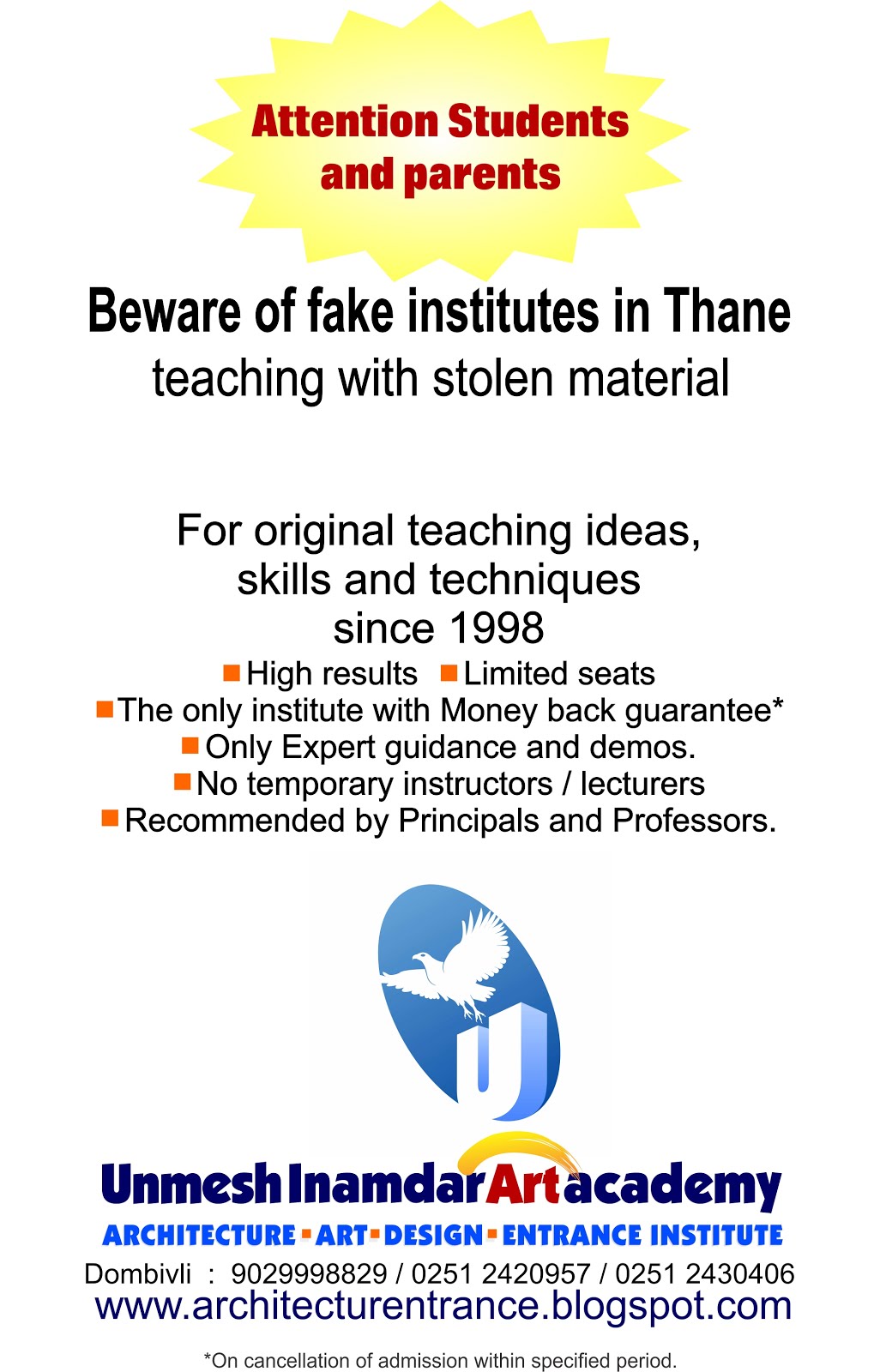 unmeshinamdar-studentstation: NATA coaching in Dombivli, Thane